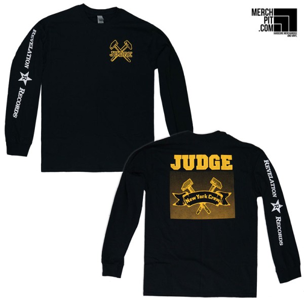 JUDGE ´New York Crew´ - Black Longsleeve - Hardcore Merchandise & Vinyl